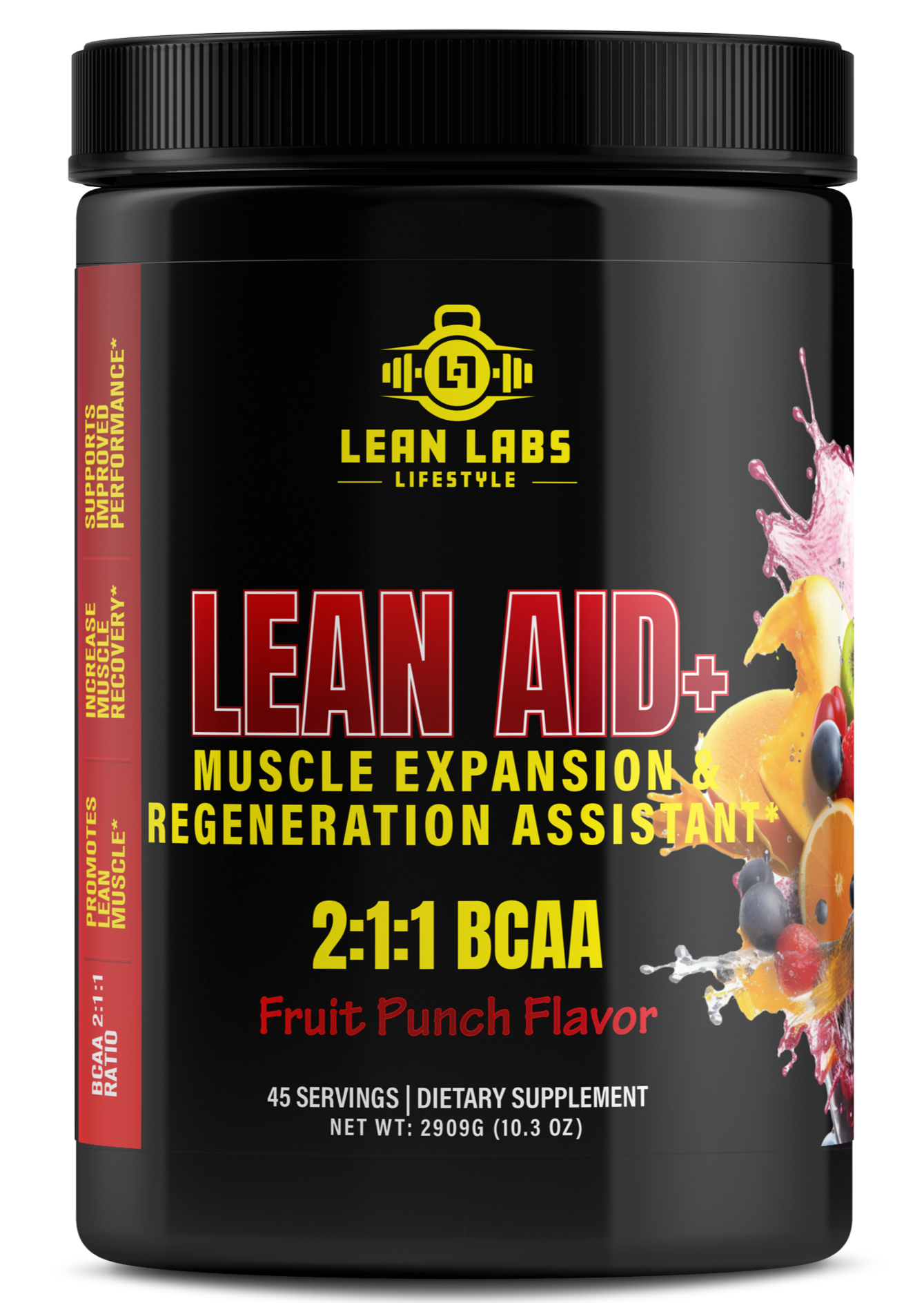Lean Aid+ - Muscle Expansion and Regeneration Assistant (Fruit Punch ...